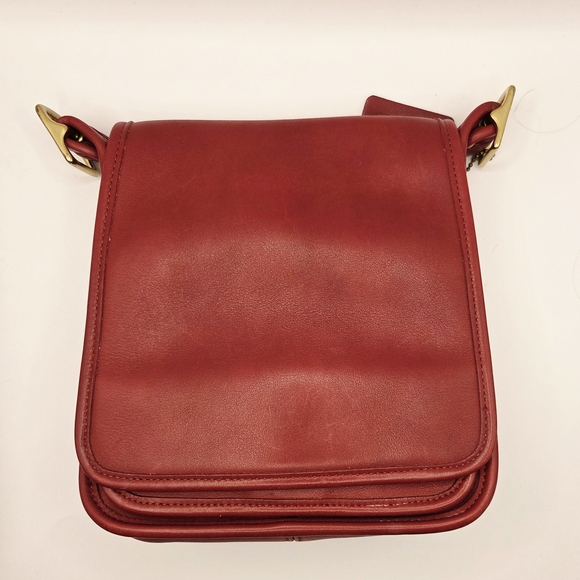Coach | Bags | Coach Vintage Legacy Studio Flap 945 Red | Poshmark